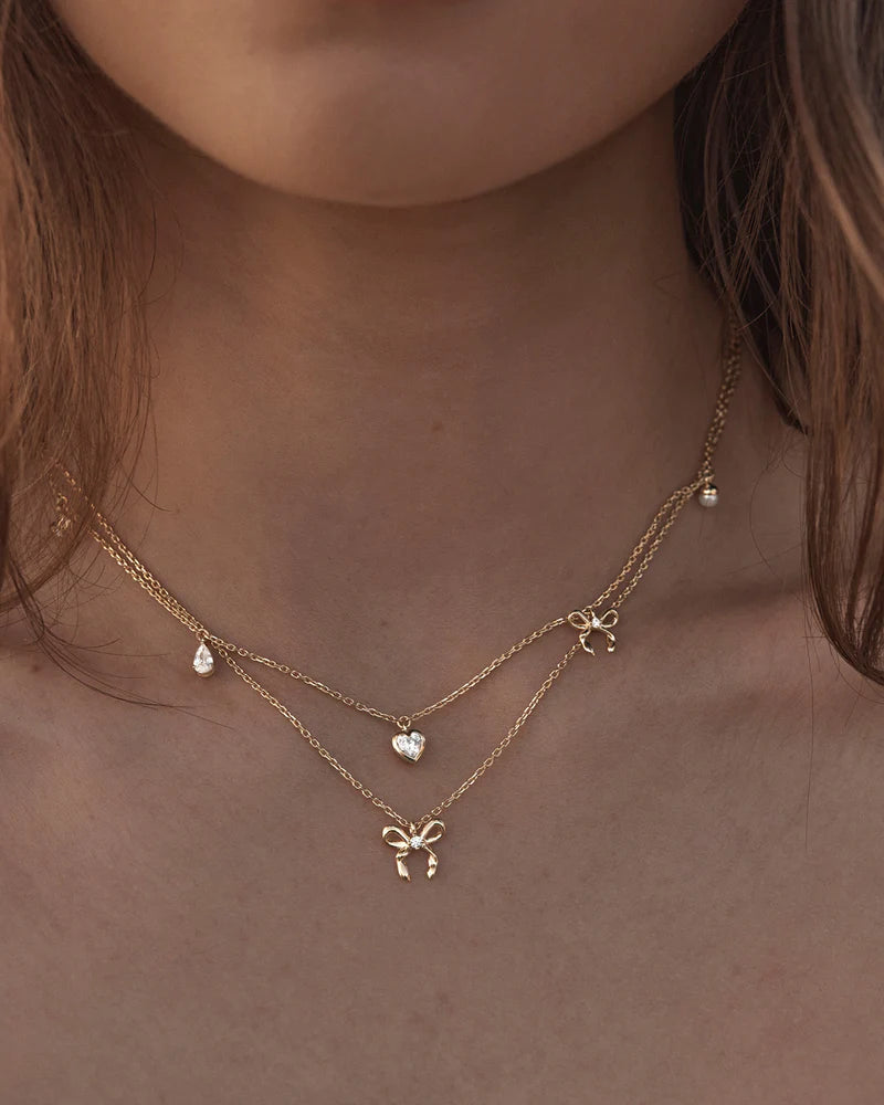 By Charlotte Forever Yours Charm Choker in 18K Gold Vermeil – Denim ...
