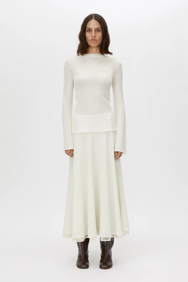 Camilla and Marc Davana Top in Cream | Denim Iniquity