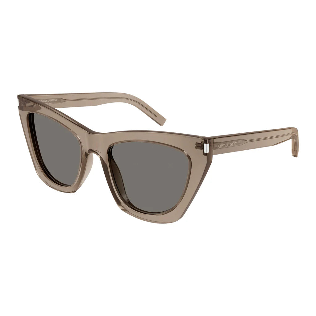 Saint Laurent SL 214 Kate 001 Sunglasses in Brown | Denim Iniquity