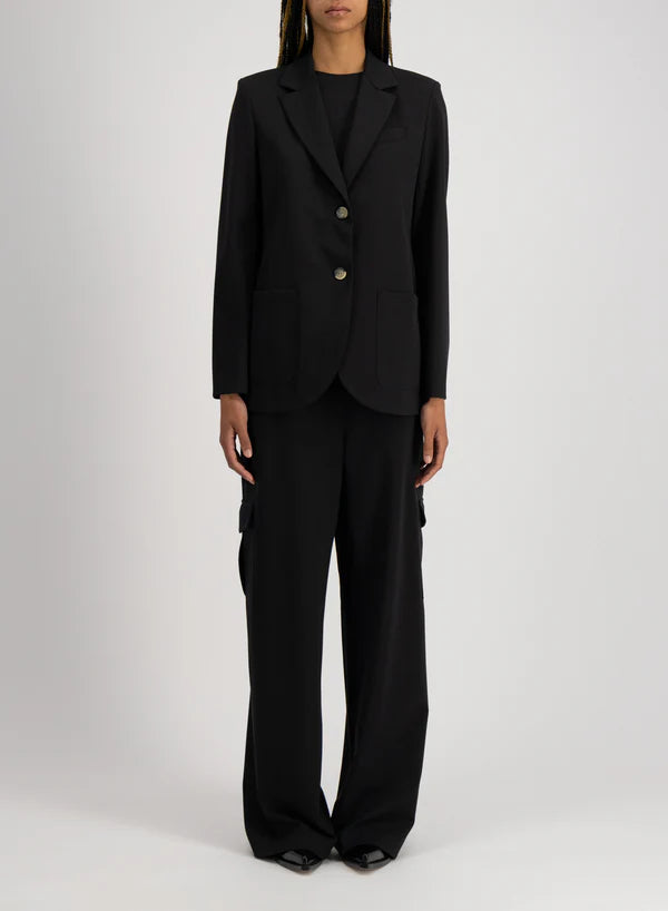 Boyfriend Blazer Shoulder Pads | Black | Denim Iniquity